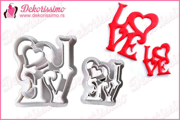 Sekači lenjir Love, set 2kom – K1661