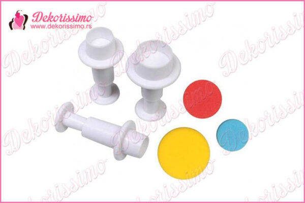 Modle sa izbacivačem krugovi, set 3kom – K1410