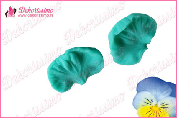 Silikonska modla veiner otisak list, set 2 kom– K3019
