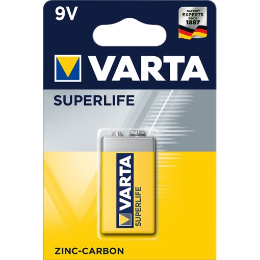 BATERIJA 6F22 9V VARTA SUPER LIFE