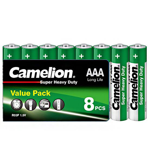 BATERIJA R03 CAMELION SUPER HD FOLIJA *CA03BOX8*