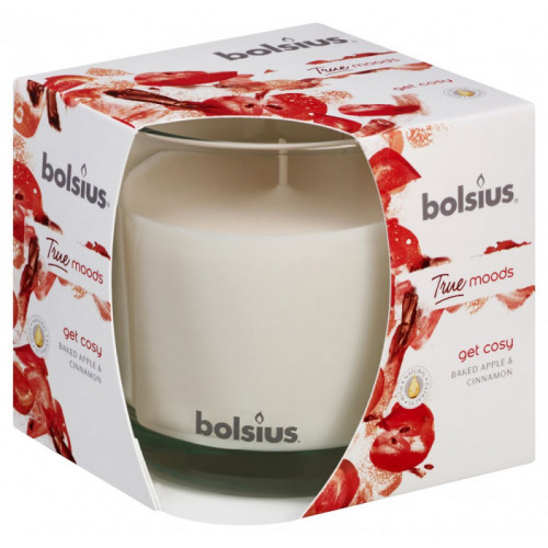 Bolsius mirisna sveća L - Get Cosy (jabuka, cimet, klinčići)