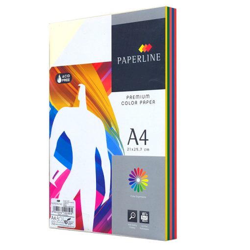 FOTOKOPIR PAPIR A4 U BOJI MIX 250 LISTOVA PAPERLINE