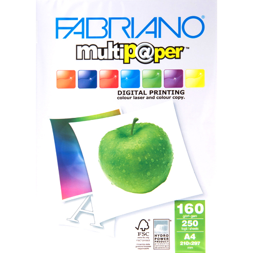 FOTOKOPIR PAPIR A4 160g 250 LISTOVA FABRIANO