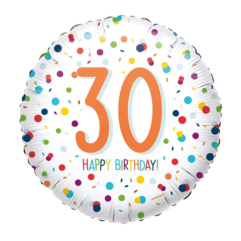 30 Happy Birthday – 46cm