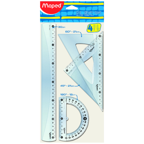 MATEMATIČKI SET MAPED START LENJIR 30cm