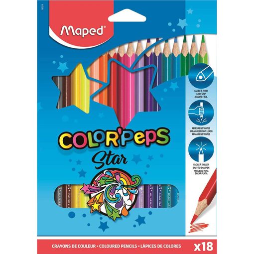 DRVENE BOJE MAPED COLOR`PEPS STAR *183218*