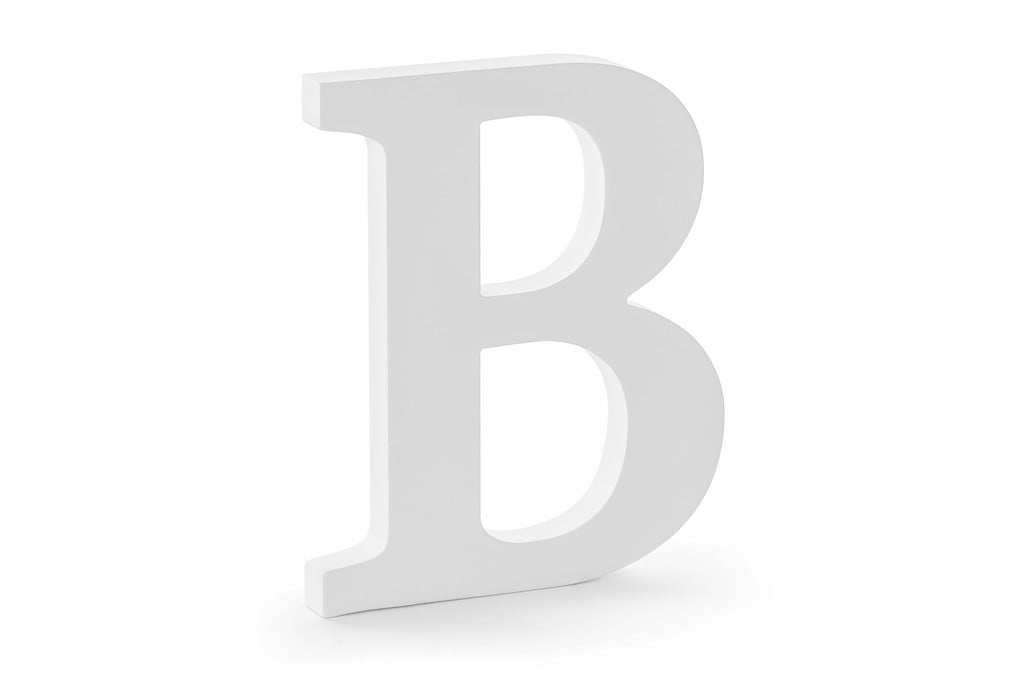 Drveno slovo B – 20cm