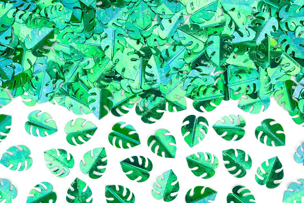 Stone konfete – zeleni listovi