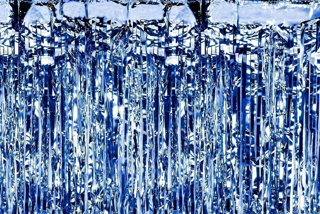 Tamno plava zavesa – 90x250cm