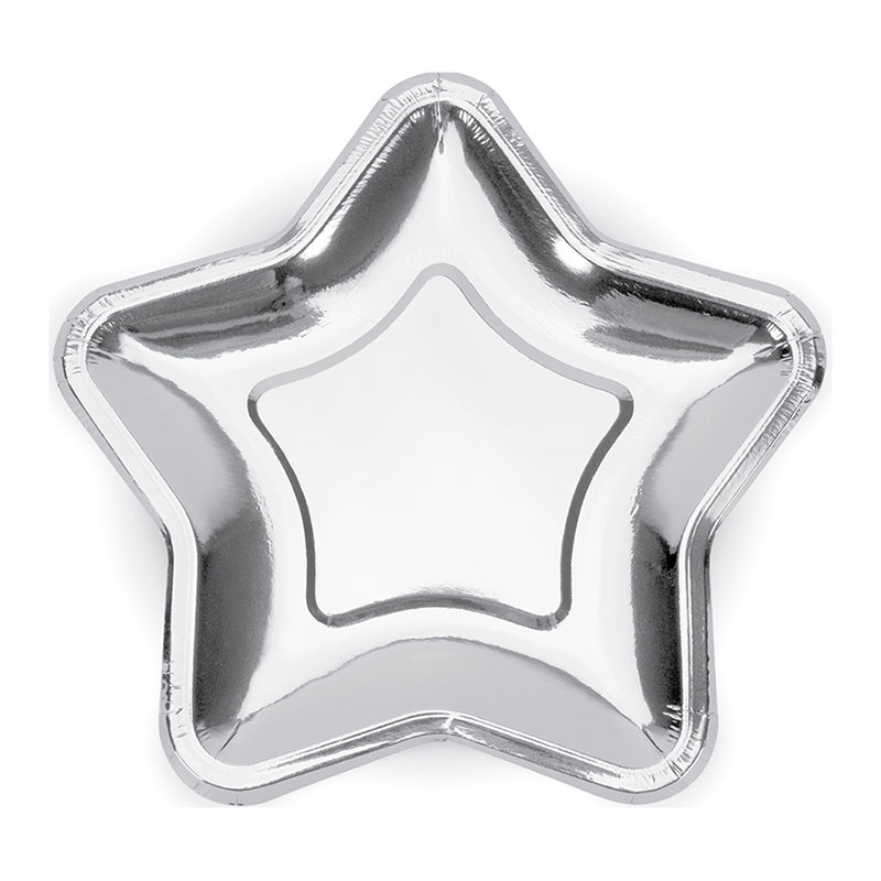 Tanjiri srebrna zvezda 23cm – 6 kom
