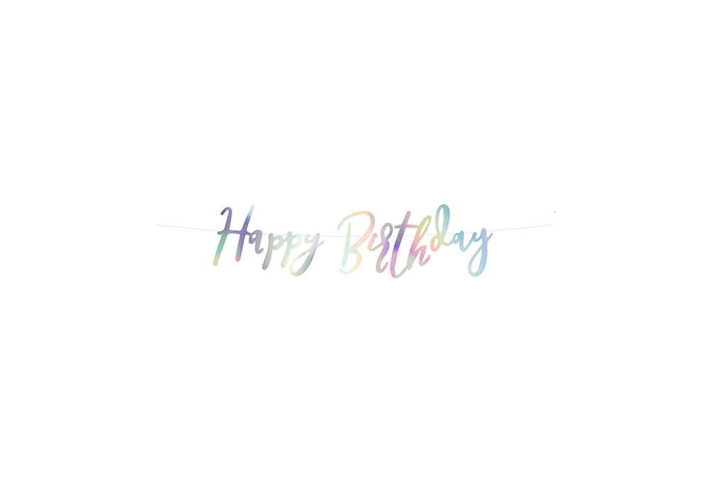 Baner Happy birthday – 62cm
