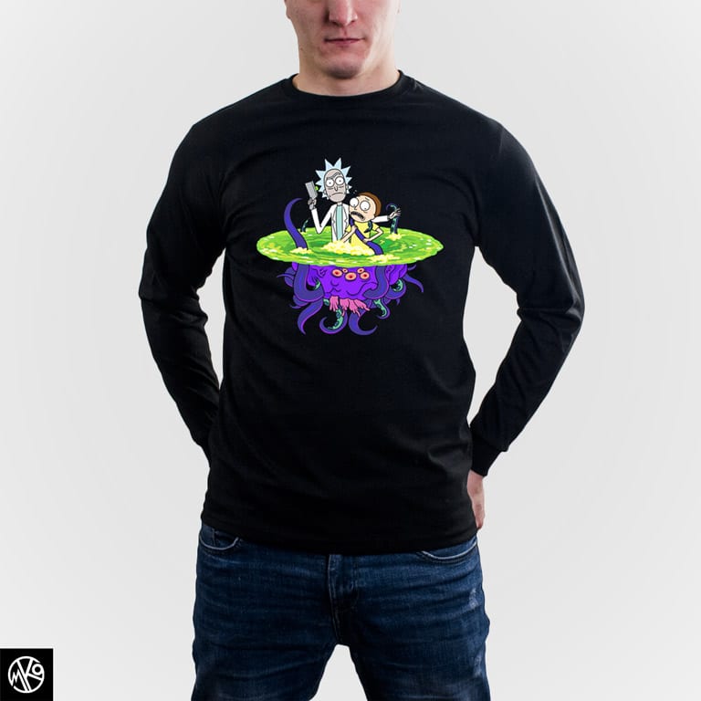 Rick And Morty Monster majica dugi rukav