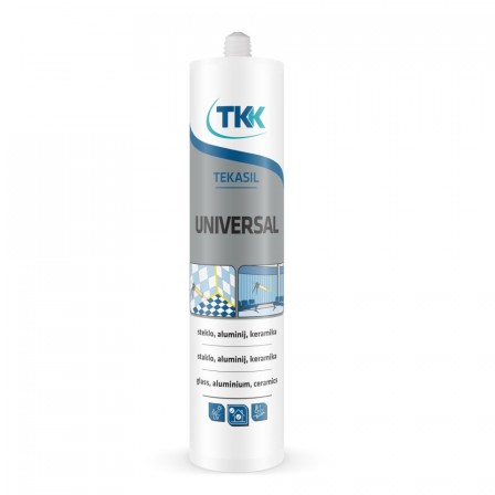 Silikon univerzalni Tekasil beli-TKK 280ml