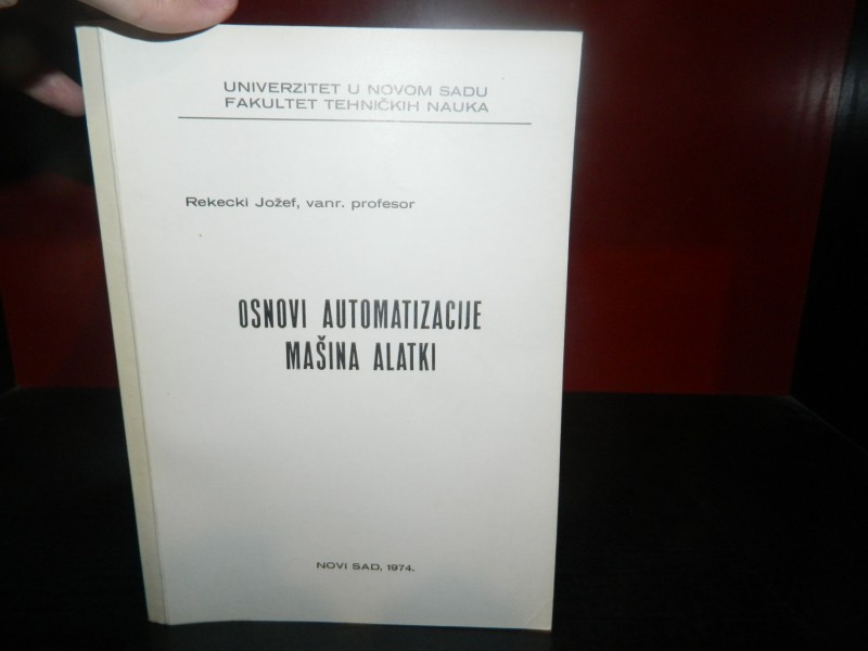 Osnovi automatizacije mašina alatki