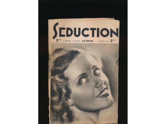 PREDRATNI EROTSKI FRANCUSKI PULP CASOPIS SEDUCTION 1939