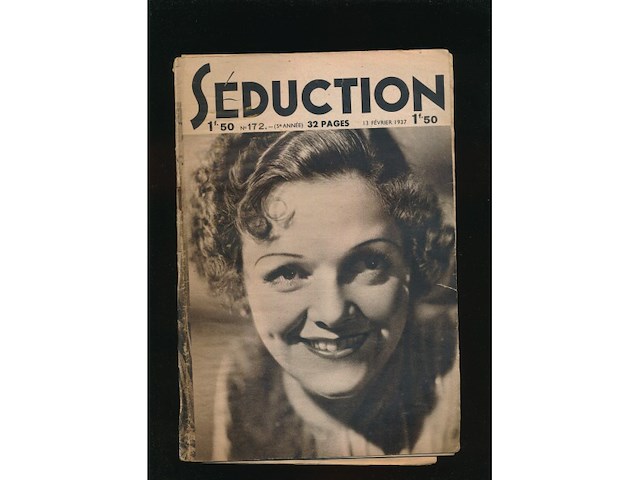 PREDRATNI EROTSKI FRANCUSKI PULP CASOPIS SEDUCTION 1937