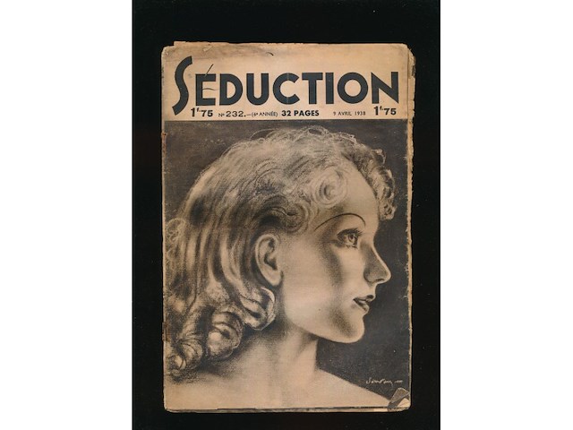 PREDRATNI EROTSKI FRANCUSKI PULP CASOPIS SEDUCTION 1938