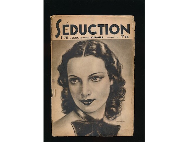 PREDRATNI EROTSKI FRANCUSKI PULP CASOPIS SEDUCTION 1938