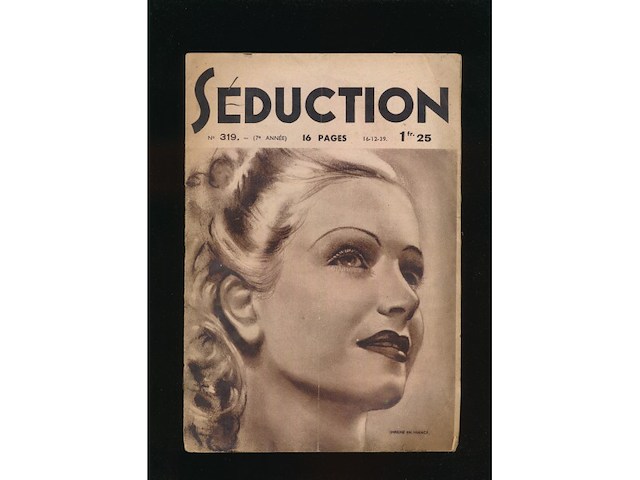 PREDRATNI EROTSKI FRANCUSKI PULP CASOPIS SEDUCTION 1939