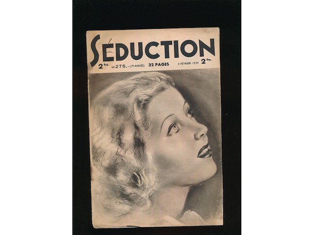 PREDRATNI EROTSKI FRANCUSKI PULP CASOPIS SEDUCTION 1939