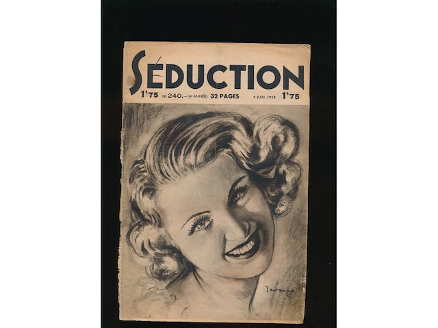 PREDRATNI EROTSKI FRANCUSKI PULP CASOPIS SEDUCTION 1938