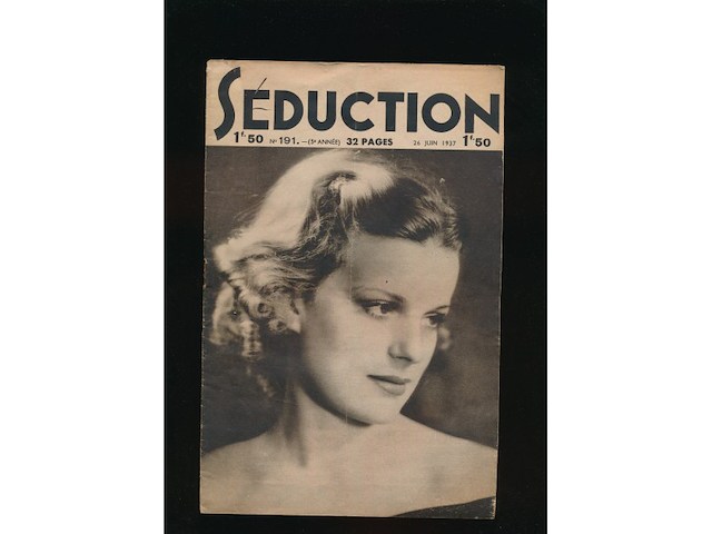 PREDRATNI EROTSKI FRANCUSKI PULP CASOPIS SEDUCTION 1937