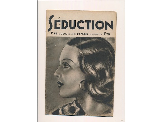 PREDRATNI EROTSKI FRANCUSKI PULP CASOPIS SEDUCTION 1938