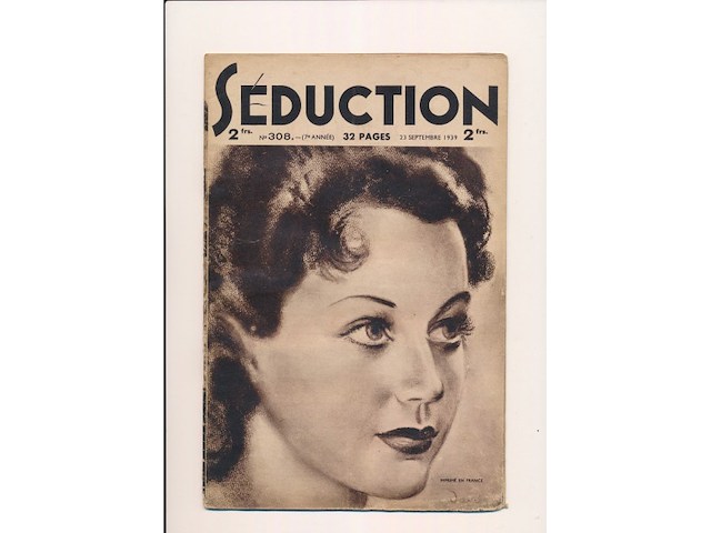 PREDRATNI EROTSKI FRANCUSKI PULP CASOPIS SEDUCTION 1939