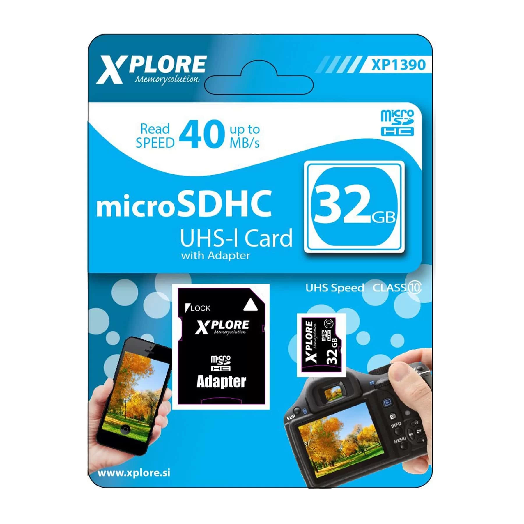 Xplore memoriska kartica 32 GB sa adapterom
Xplore memoriska kartica 32 GB sa adapterom