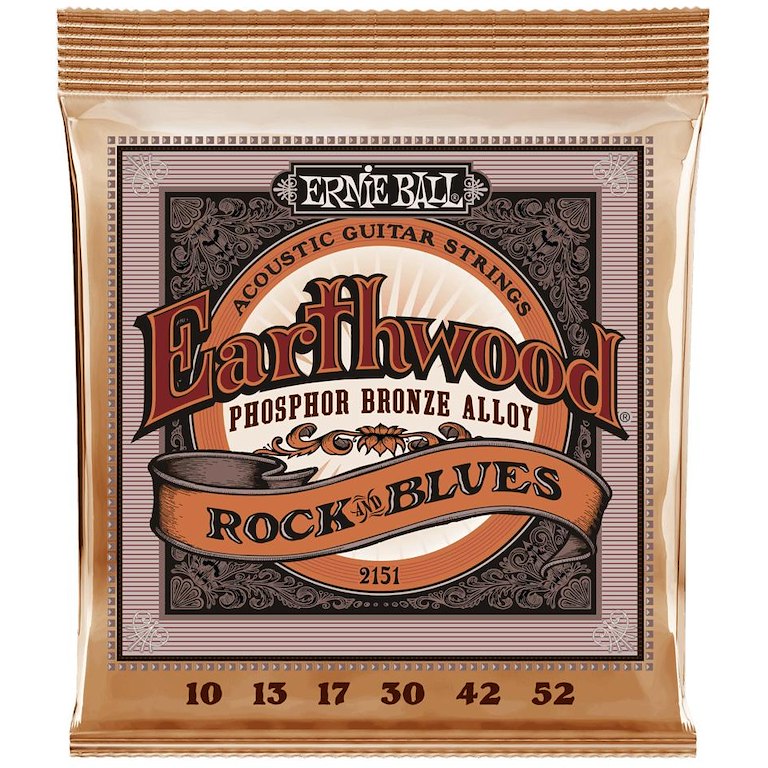 EARTHWOOD ROCK AND BLUES PHOSPHOR BRONZE ŽICE ZA AKUSTIČNU GITARU