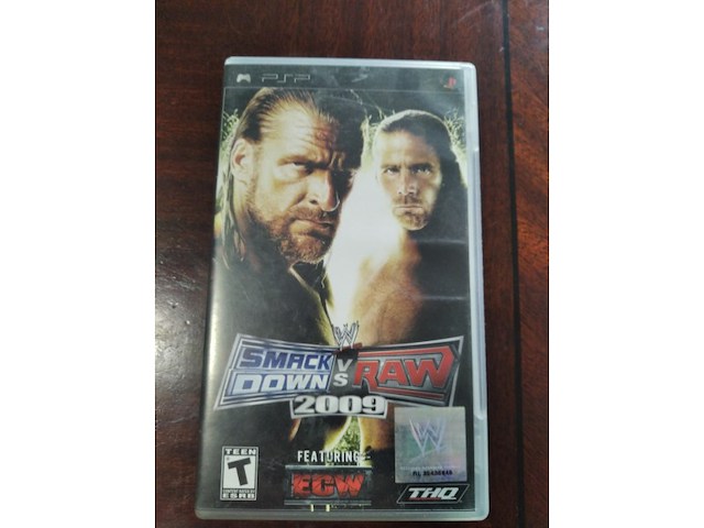 SMACK DOWN VS RAW 2009 PSP