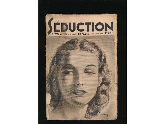 PREDRATNI EROTSKI FRANCUSKI PULP CASOPIS SEDUCTION 1938