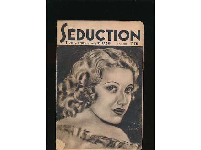 PREDRATNI EROTSKI FRANCUSKI PULP CASOPIS SEDUCTION 1938