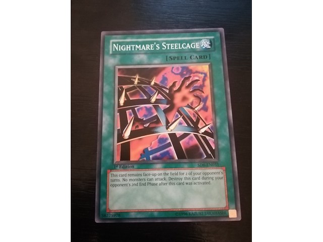 Yu-GI-OH!-  Nightmare`s Steelcage