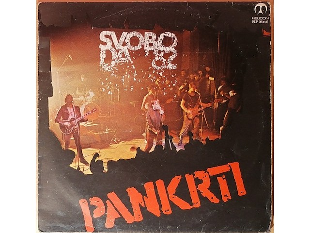 LP PANKRTI - Sloboda `82 (1983) punk uživo, VG