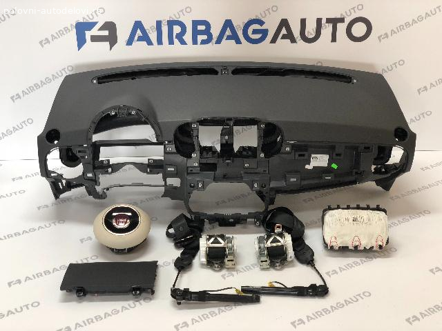 FIAT 500 SET AIRBAG SET VAZDUŠNI JASTUK POJASI TABLA