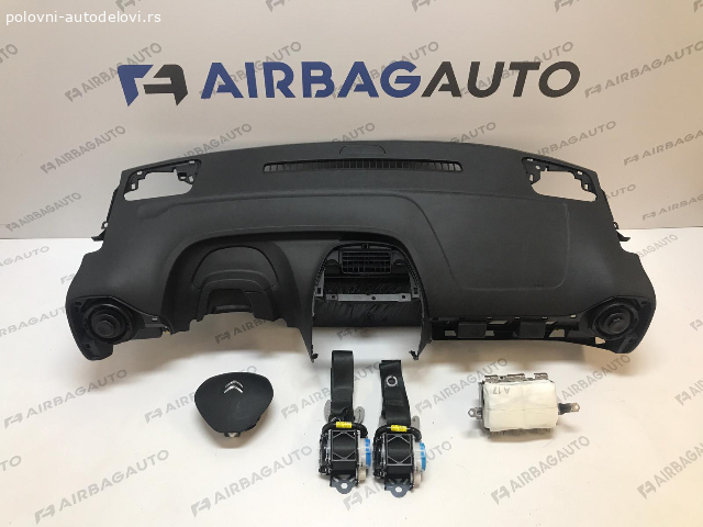 CITROEN C1 SET AIRBAG SET VAZDUŠNI JASTUK POJASI TABLA