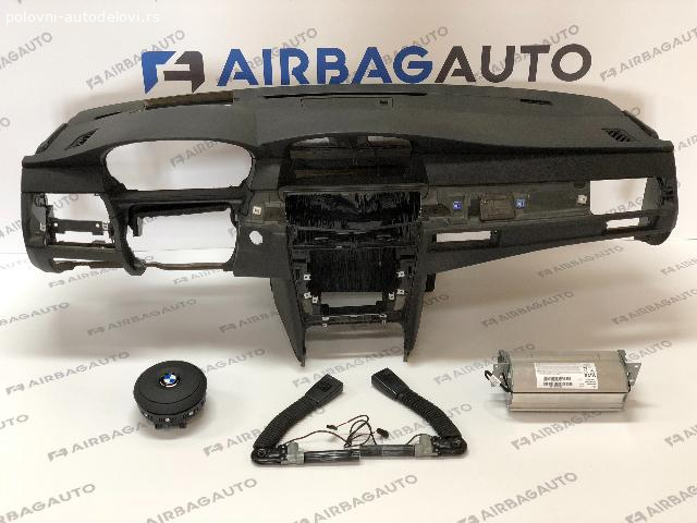 BMW 5 E60 61 SET AIRBAG SET VAZDUŠNI JASTUK POJASI TABLA