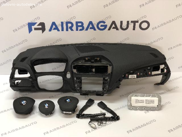 BMW 1 F20 21 SET AIRBAG SET VAZDUŠNI JASTUK POJASI TABLA