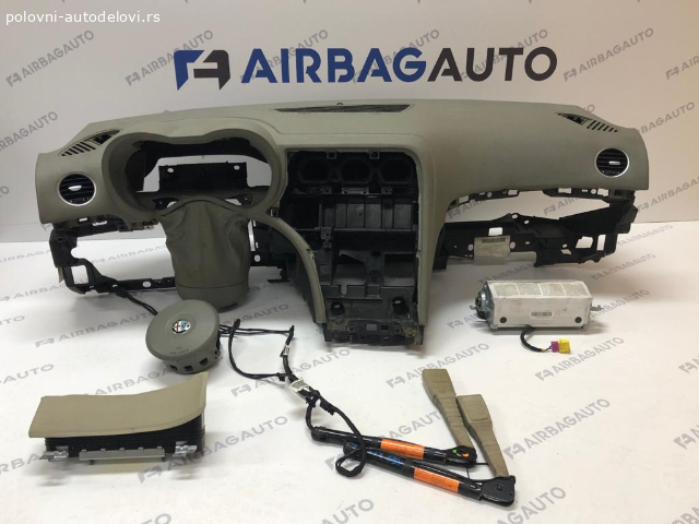 ALFA ROMEO 159 SET AIRBAG SET VAZDUŠNI JASTUK POJASI TABLA