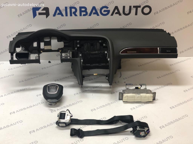 AUDI A6 4F SET AIRBAG SET VAZDUŠNI JASTUK POJASI TABLA