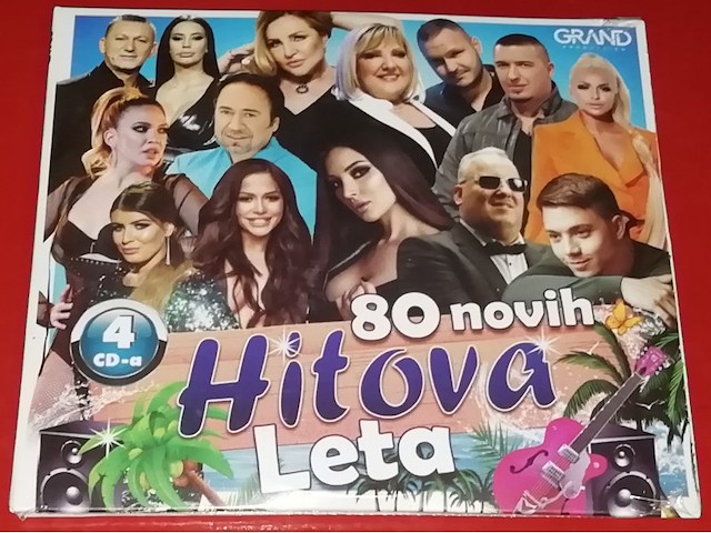 80 NOVIH HITOVI LETA, 4CD
