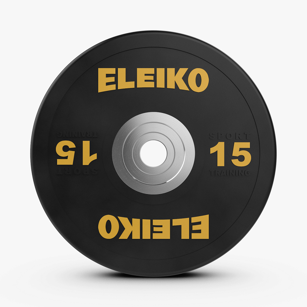 Eleiko Sport Trening Trenažni disk – crni