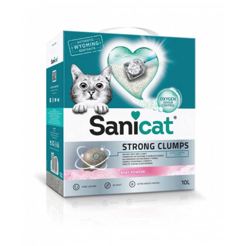 SANICAT grudvajući posip za mačke Strong Clumps - 6L