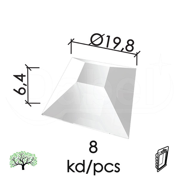 Odbojnik samol. za nameštaj US Trans 19,8×6,4mm (8kom)