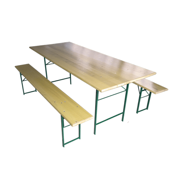 Baštenski set sto i 2 klupe – 200 X 80