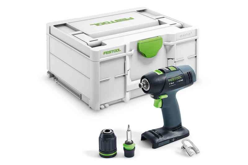 Festool Baterijska bušilica T 18+3-Basic 18V 50Nm (576448) - SOLO