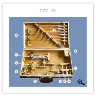 Garnitura za gasno zavarivanje i rezanje GZV-25 / gorivi gas O2 i AC/