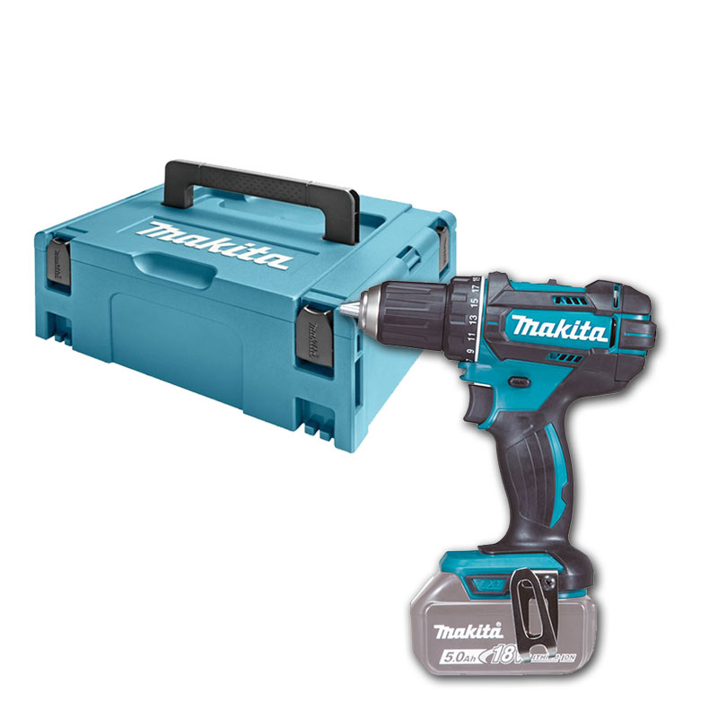 Makita - Akumulatorska bušilica - odvijač DDF482Z + Makpac 2